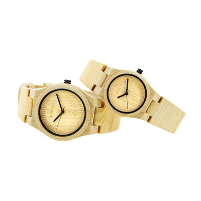 Gift Wooden Watch With Leather Band