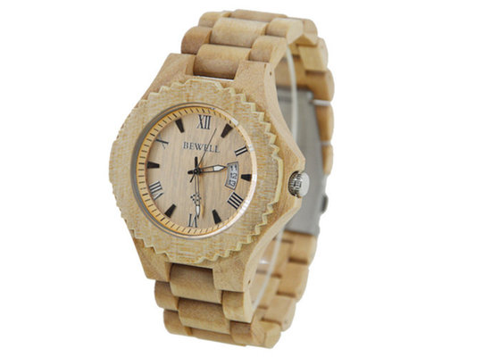 Life waterproof Wooden Wrist Watches Mineral Glass Miyota Movement Full Non - Toxic