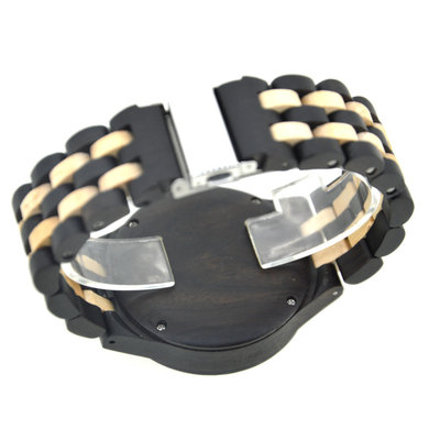 Black Sandalwood And Maple Wrist Watch recycled wood watches