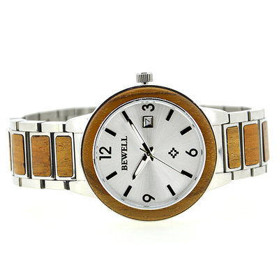 KOA wood and stainless steel watches Butterfly Clasp 5 ATM Waterproof