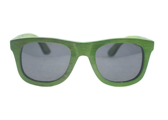 Custom Polarized Lense sunglasses wood frame Unisex Eco - Friendly