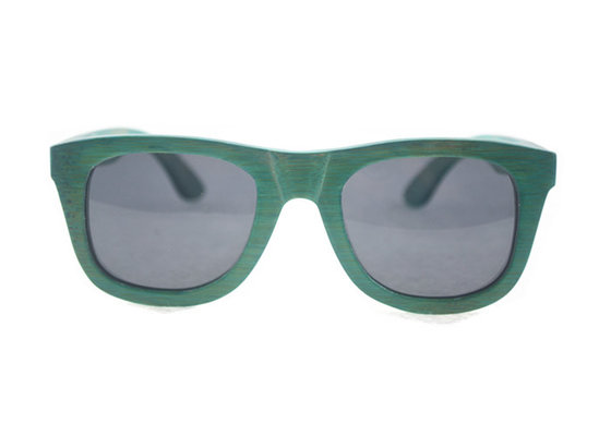 Custom Polarized Lense sunglasses wood frame Unisex Eco - Friendly