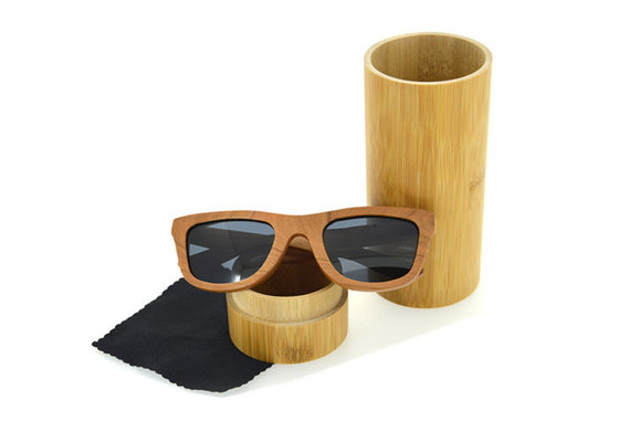 Cherry wood frames sunglasses Grey Polarized Lense UV400 Protection