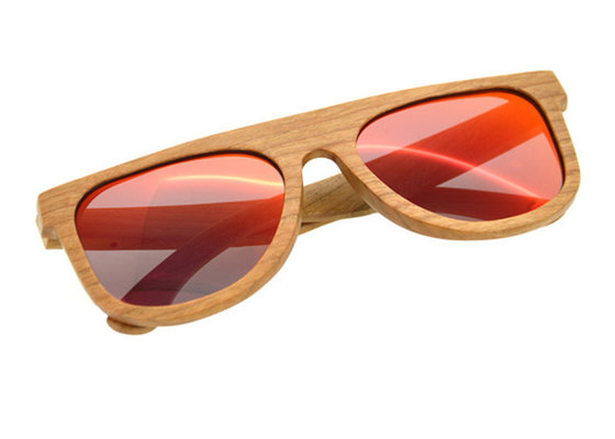 Polarized Wooden Bamboo Sunglasses For Men / Women Eco - Friendly