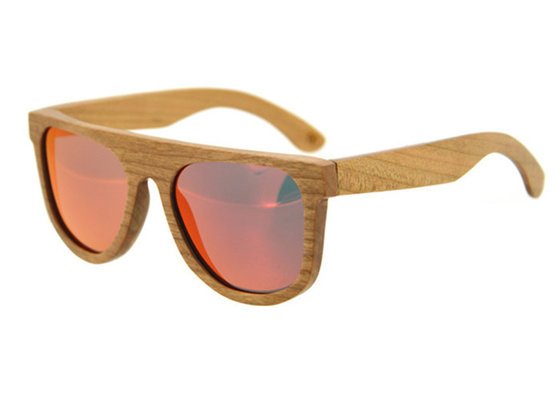 Polarized Wooden Bamboo Sunglasses For Men / Women Eco - Friendly