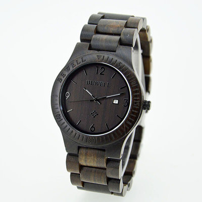 Custom Handmade  Wooden Wrist Watch With Miyota Japanese Movement , Wood Color