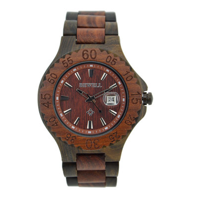 Custom Miyota Movement Handmade Wooden Watches With 100% Natural Wooden , RoHS FSC