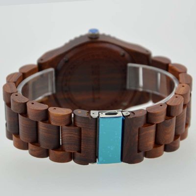 Eco Friendly Bewell Wooden Wrist Watch Waterproof With Customised Logo