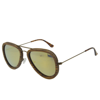 Custom UV400 protect handmade wooden sunglasses flat lens OEM & ODM