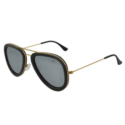 Frog Mirror Wooden Polarized Sunglasses Aviator Interchangeable Designer