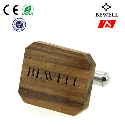 Handmade Gentleman Wood Cufflink For Wedding With Custom Logo