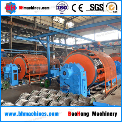 6+12+18/630 Rigid Frame Stranding Machine With Automatic Bobbins Loading