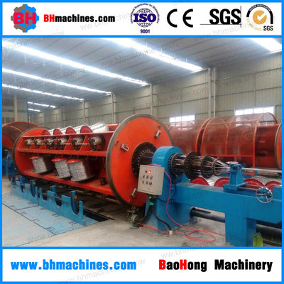 12+18+24 / 630 Durable auto-loading rigid type cable stranding machine for copper wire