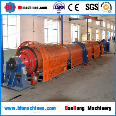 Copper wire production line for tubular cable strander machine bearing type tubular machine