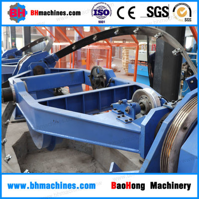 Skip Strander 1+3 Skip Laying Machine-Drum 1250 mm Skip Type Stranding Machine for power cable 1250 mm
