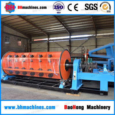 Shafless Take-up Stand Rigid Stranding Machine JLK630 / 6+12+18+24 Rigid Frame Stranding Machine for 630 mm Bobbin DIN