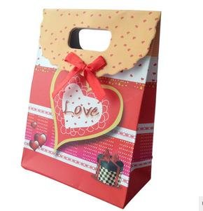 reusable shopping bag,bowknot shopping bag,paper gift bag