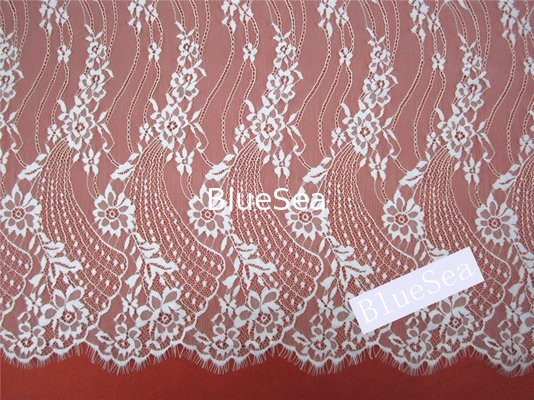 Green Environmental Protection  Eyelash Lace Fabric  for Wedding Dress supplier