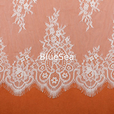 Good Quality  Crochet  Eyelash Lace Edge for Dress  Double Side supplier