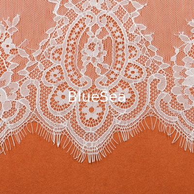Good Quality  Crochet  Eyelash Lace Edge for Dress  Double Side supplier
