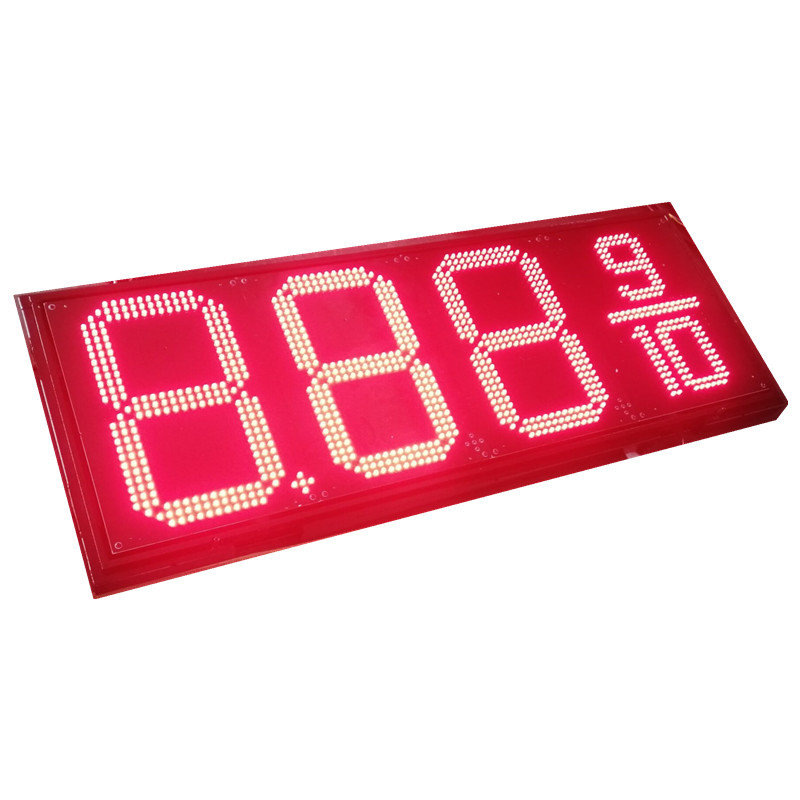24inch Regular white Red Diesel Green Blue gas price sign changers LED gas petrol station sign