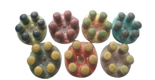 China 6 dot polishing pad supplier