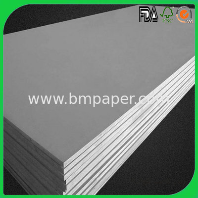 Laminated Solid Grey Chip Board / Grey Chipboard / Gray Cardboard supplier