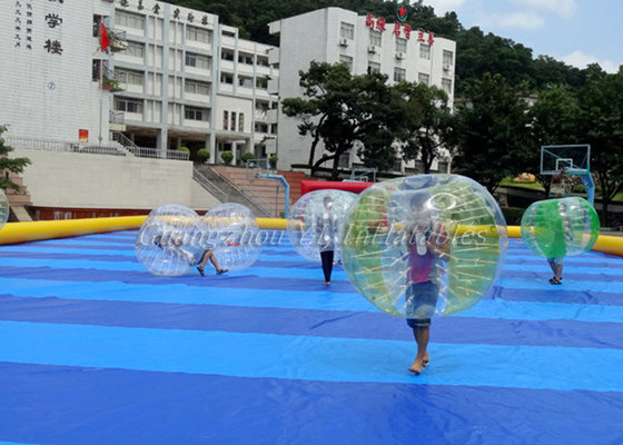 Inflatable Sports Field Play With Bubble Ball