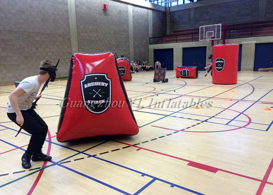 Outside Shooting Games Inflatable Bunker Paintball For Rental Business