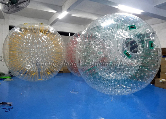 Water Walking Inflatable Zorb Ball , Giant Hamster Ball For Humans 3.6m x 2.2m