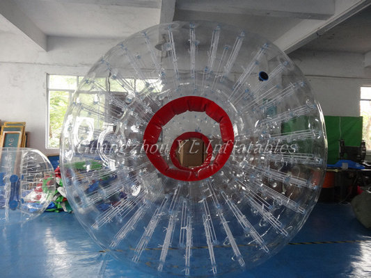 PVC Inflatable Zorb Ball , Inflatable Backyard Water Park Human Sized Hamster Ball