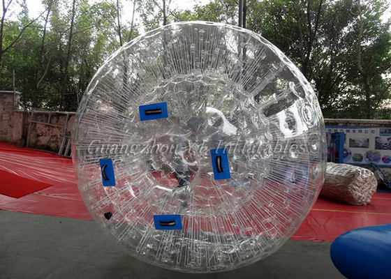 Double - Sectioned Zorb Orb Inflatable Hamster Ball For Humans 1.0mm PVC