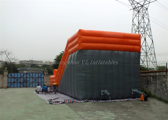 Outdoor Walking Land Zorb Ball Ramp / Inflatable Zorb Slide Zorbing Stopper