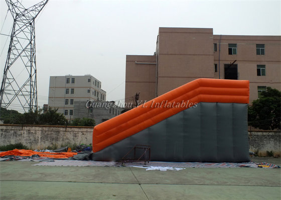 Outdoor Walking Land Zorb Ball Ramp / Inflatable Zorb Slide Zorbing Stopper