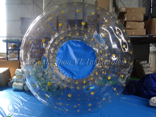 Giant Color Dot Inflatable Human Hamster Ball For Blow Up Water Park