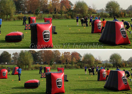 Outdoor Inflatable Paintball Bunker Sets , Inflatable Advertising Products