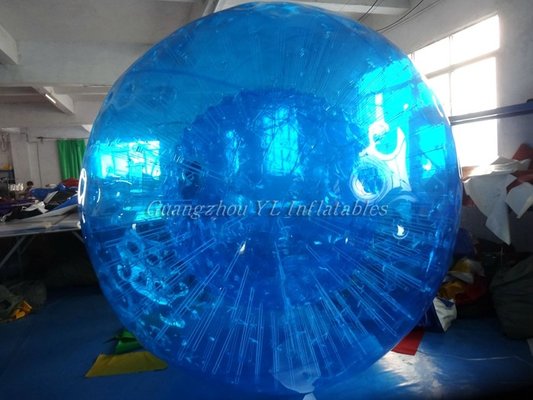 Colorful Inflatable Zorb Ball , Rolling Human Body Zorb Ball 2.8m x 1.8m