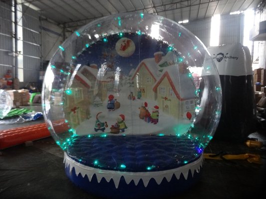 Personalised Inflatable Xmas Snow Globe Commercial Inflatable Dance Ball