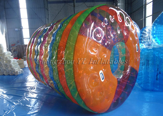 Durable Aqua Park Inflatable Water Roller , Outdoor Rolling Inflatable Ball