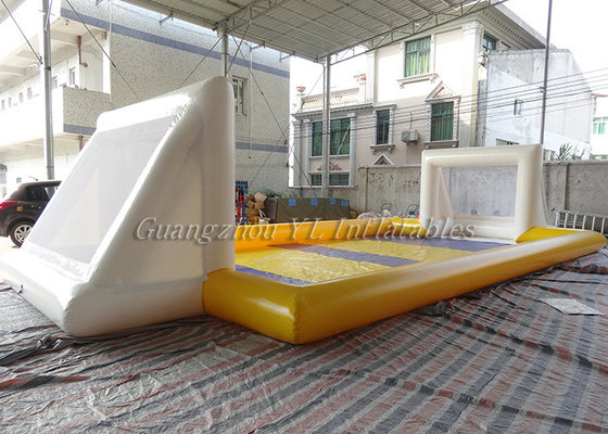 Inflatable Playground Pool Shaped Inflatable Soccer Pitch For Playing Centers