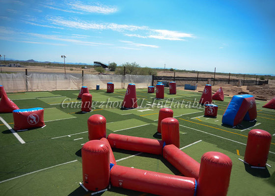 Colorful Inflatable Paintball Airball Bunkers For Celebration Ceremony