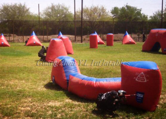 Commercial Inflatable Paintball Bunkers / Airups Bunkers For Advertising