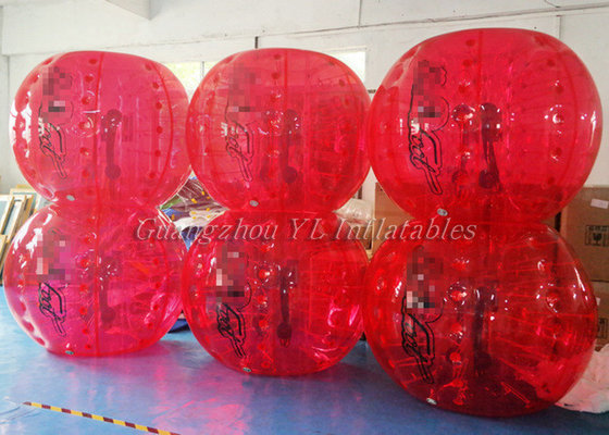 Half Color PVC Body Bubble Ball With Logo Printing