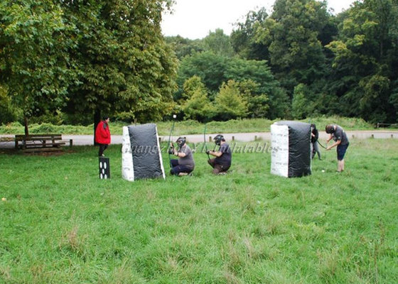 Amusement Park Paintball Inflatable Bunkers Military Tank Approved CE