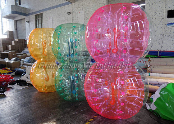 Colorful Adult Bubble Ball For Adults , TPU 1.55m / 1.8m Yellow Blue Green Orange