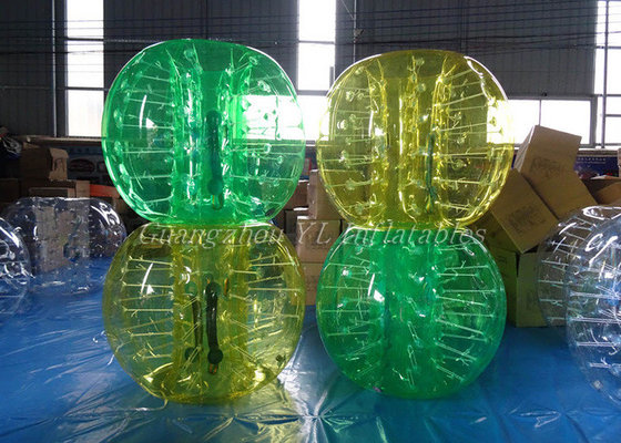Half Color 1.55m 1.0 mm TPU Body Zorb Football /Bubble Ball For Adults