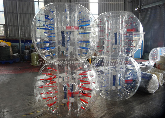 Fluorescent Glowing Body Bubble Ball Custom CLEAR Bumper Bubble Ball