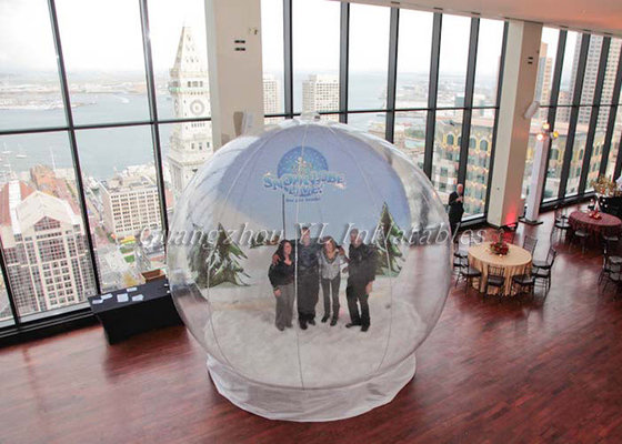 Indoor Christmas Decorations Airblown Inflatable Snow Globe Commercial