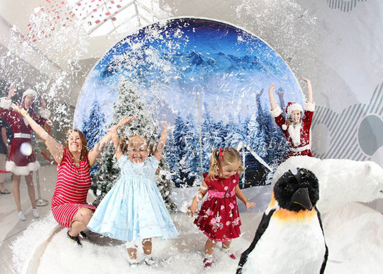 1.0mm PVC Christmas Inflatable Snow Globes Outdoors Transparent