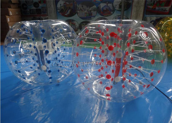 Funny Inflatable Toys For Kids TPU Bubble Ball Football / Outdoor Inflatable Games